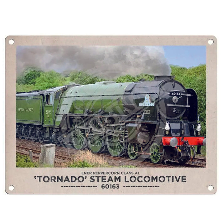 Large metal sign - The Flying Scotsman Steam Locomotive – PictureMyPast